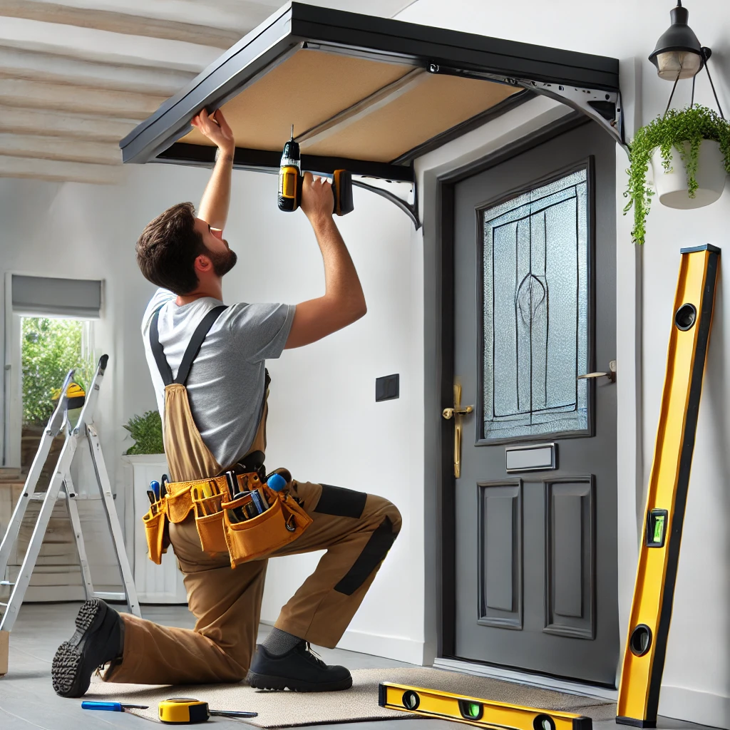 Want to install a door awning? Book a handyman quickly